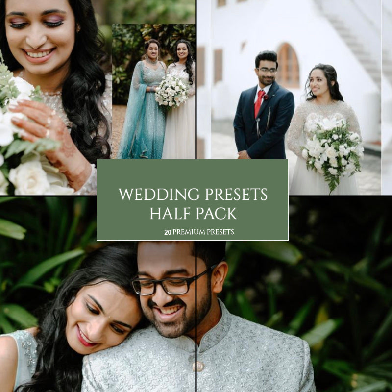 The Half Pack Luxury Presets 2025 – Kerala Wedding Photography Store